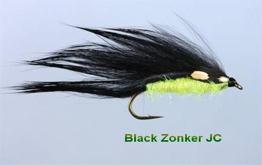 Black Zonker JC Fly - Fishing Flies with Fish4Flies Worldwide